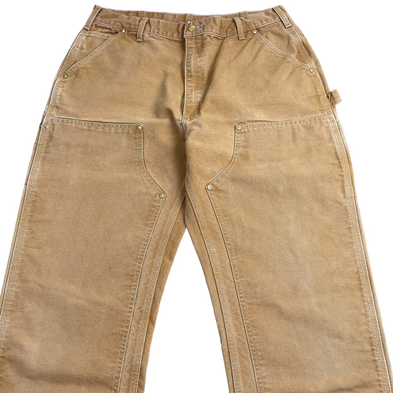 Carhartt Double Knee Brown Carpenter Pants •... - Depop