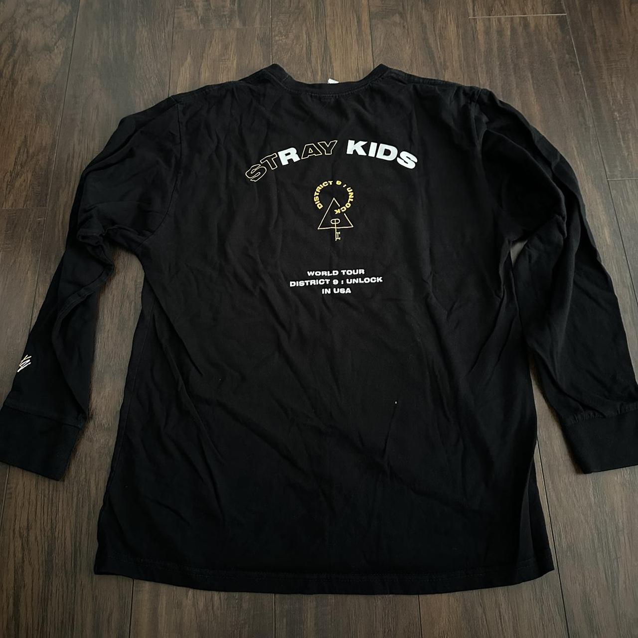 Stray Kids District 9 Unlock Tour Long Sleeve size:... - Depop
