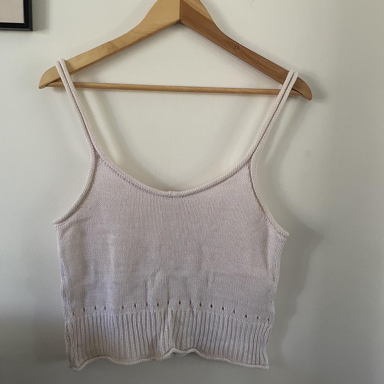 Ghanda knit tank top cream. Message to arrange... - Depop