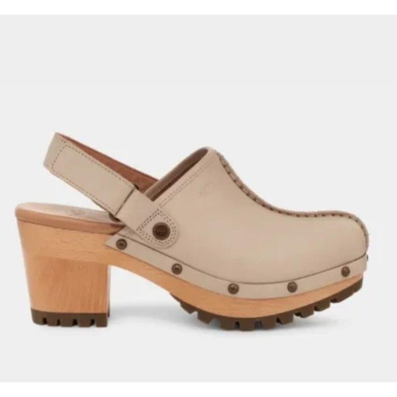 Ugg Lanni Tan Classic Clog Size 10 New Without... - Depop