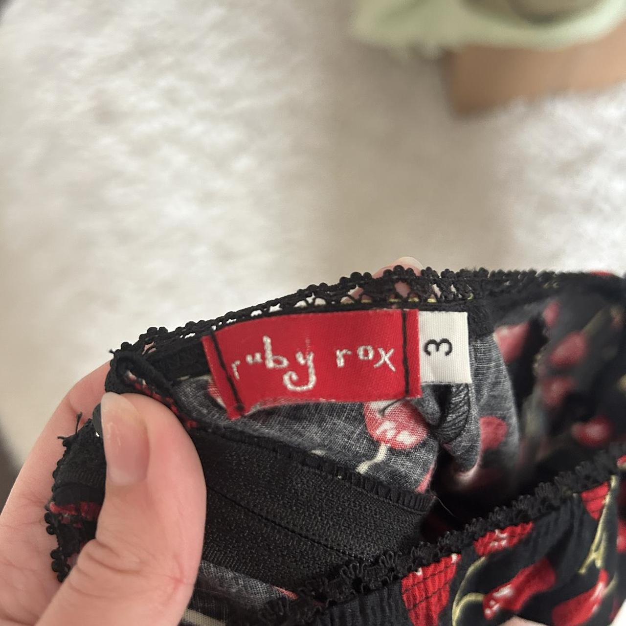 vintage ruby rox 60s inspired cherry dress perfect... - Depop