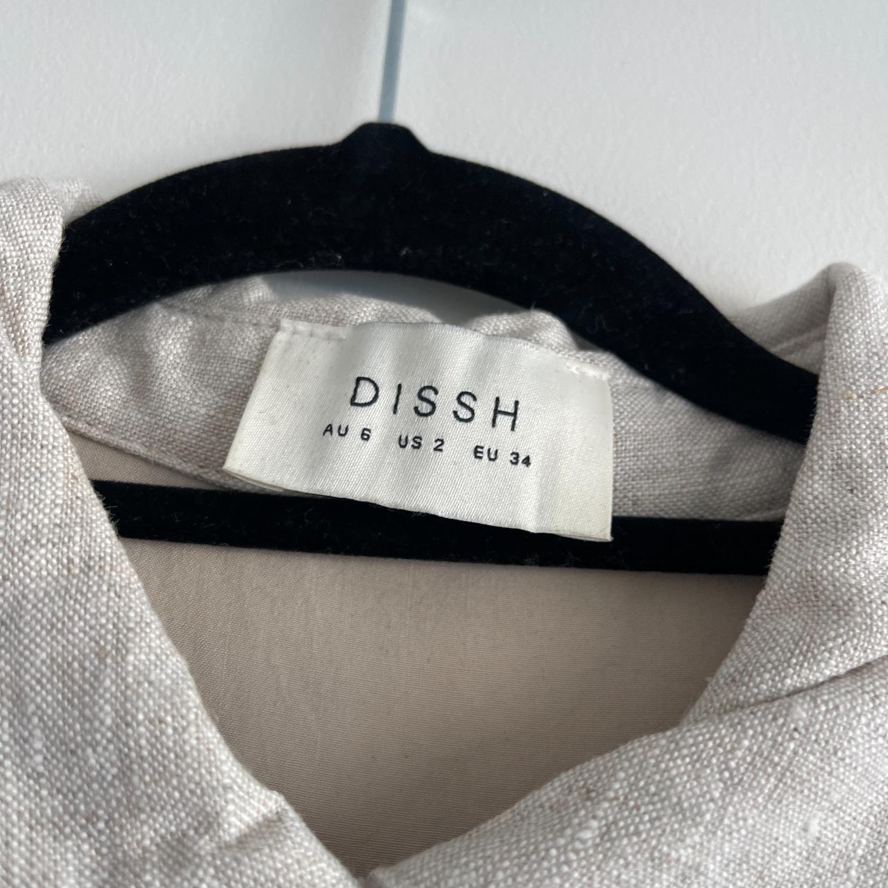 Dissh Linen cream boiler suit Size 6 - Depop