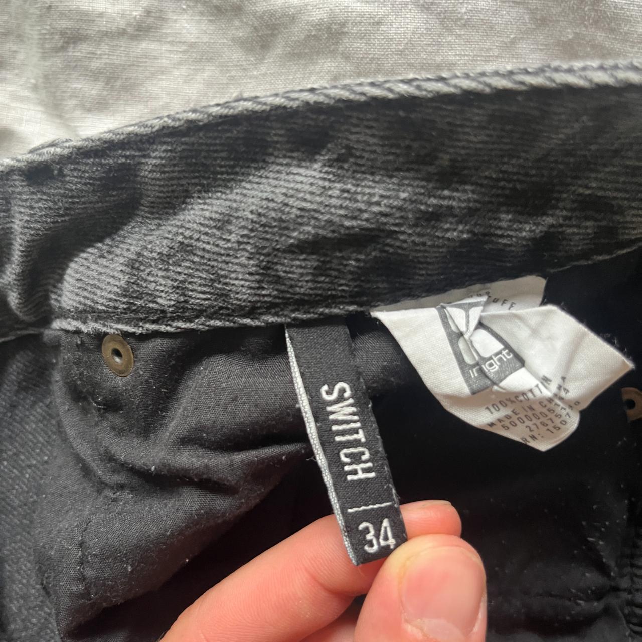 Insight Cropped Switch Jean Black Size 34 - Depop