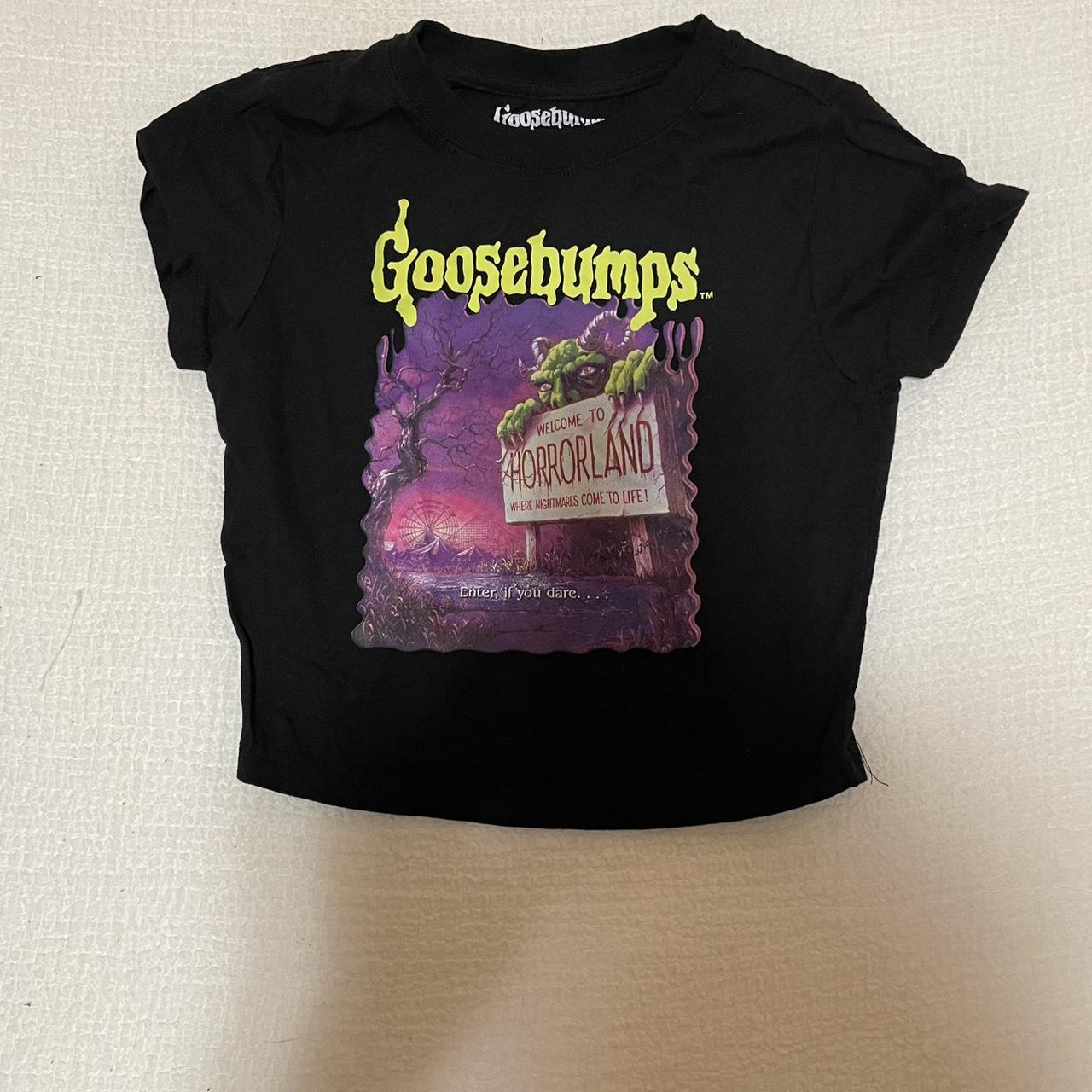 Goosebumps welcome to horror land crop baby doll... | Depop