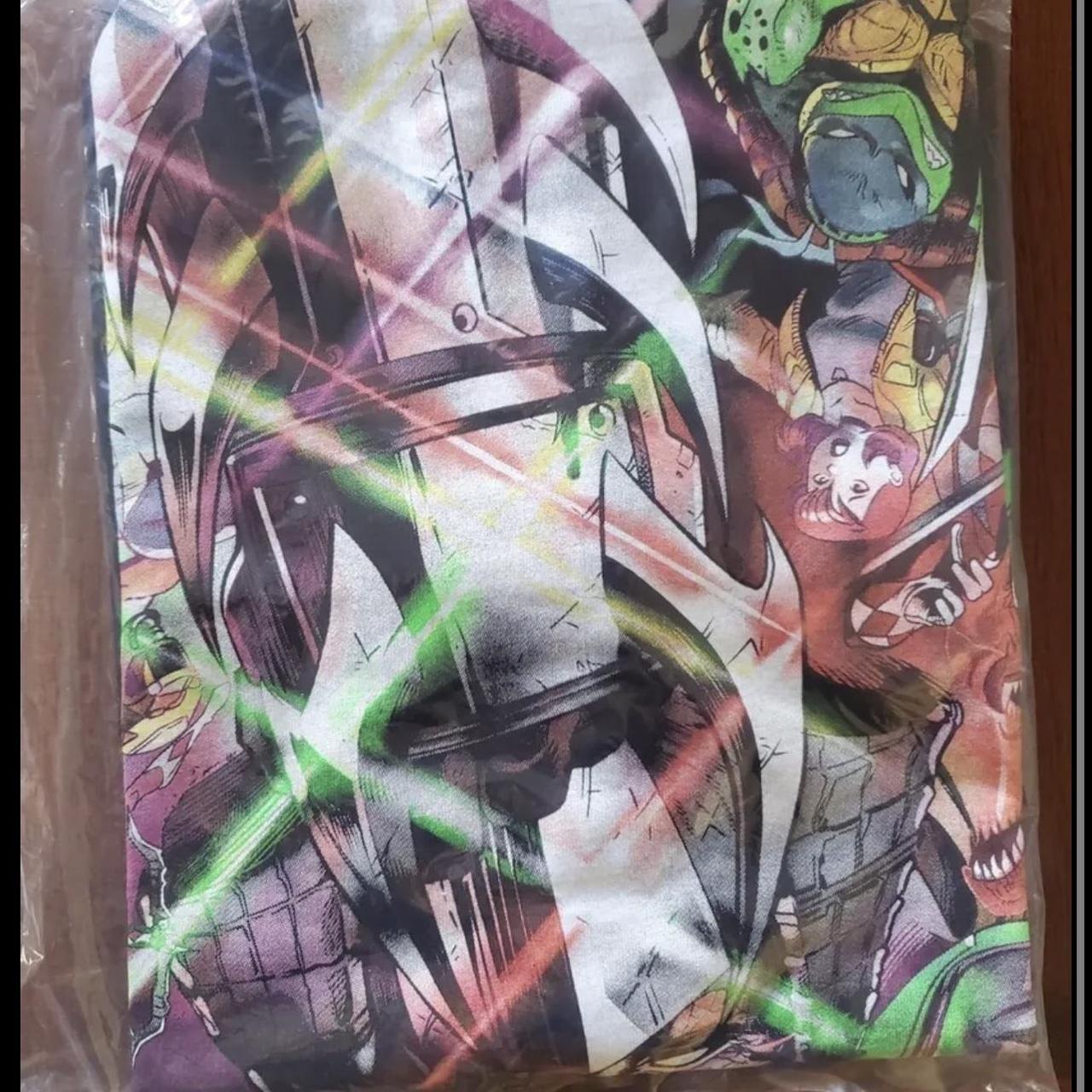 Mask and disguise power ranger x ninja turtles shirt... - Depop