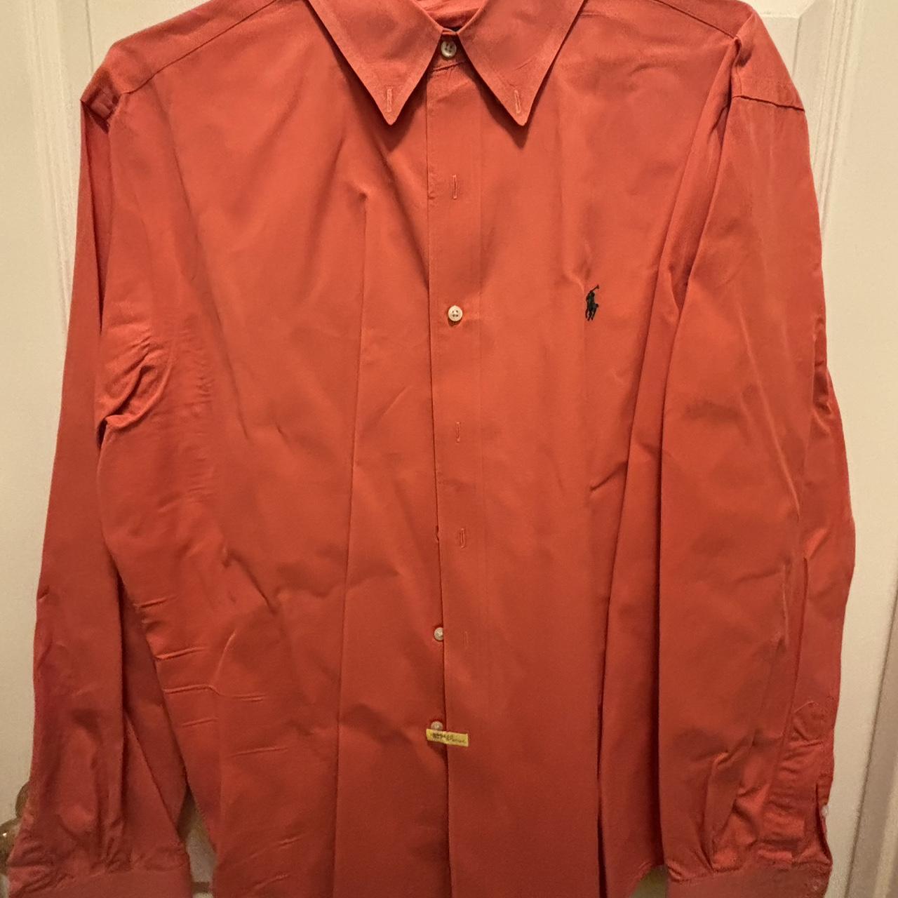 RUST RED beautiful 70s vintage ralph lauren polo... | Depop