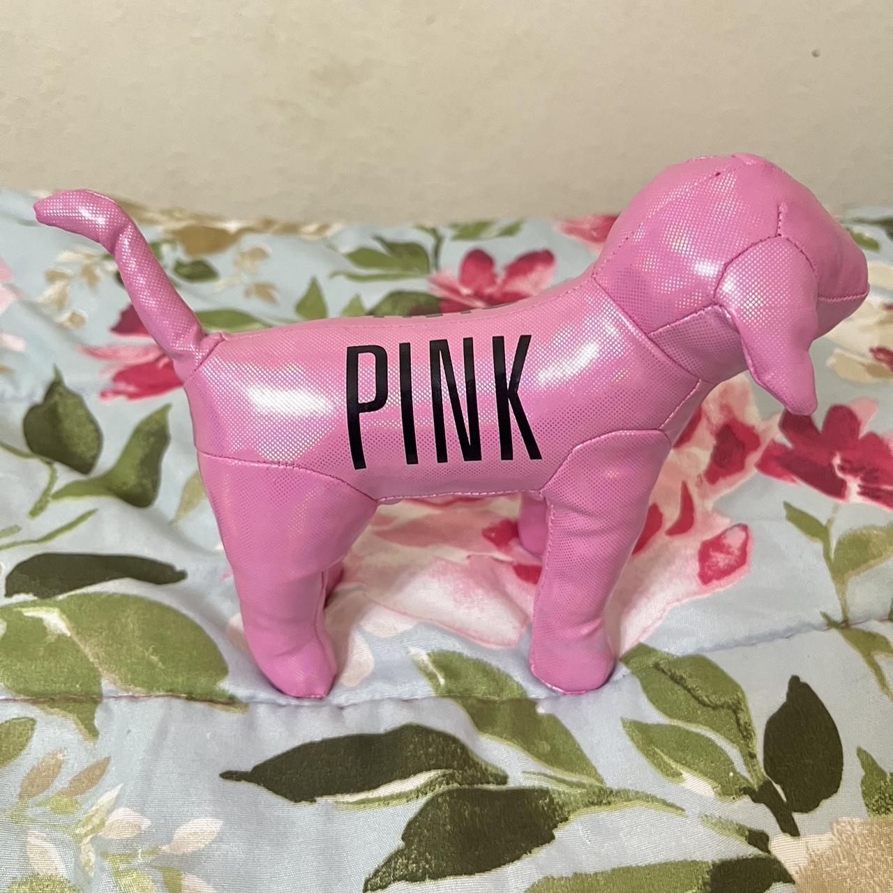 Victoria Secret PINK metallic dog plush Very much... - Depop