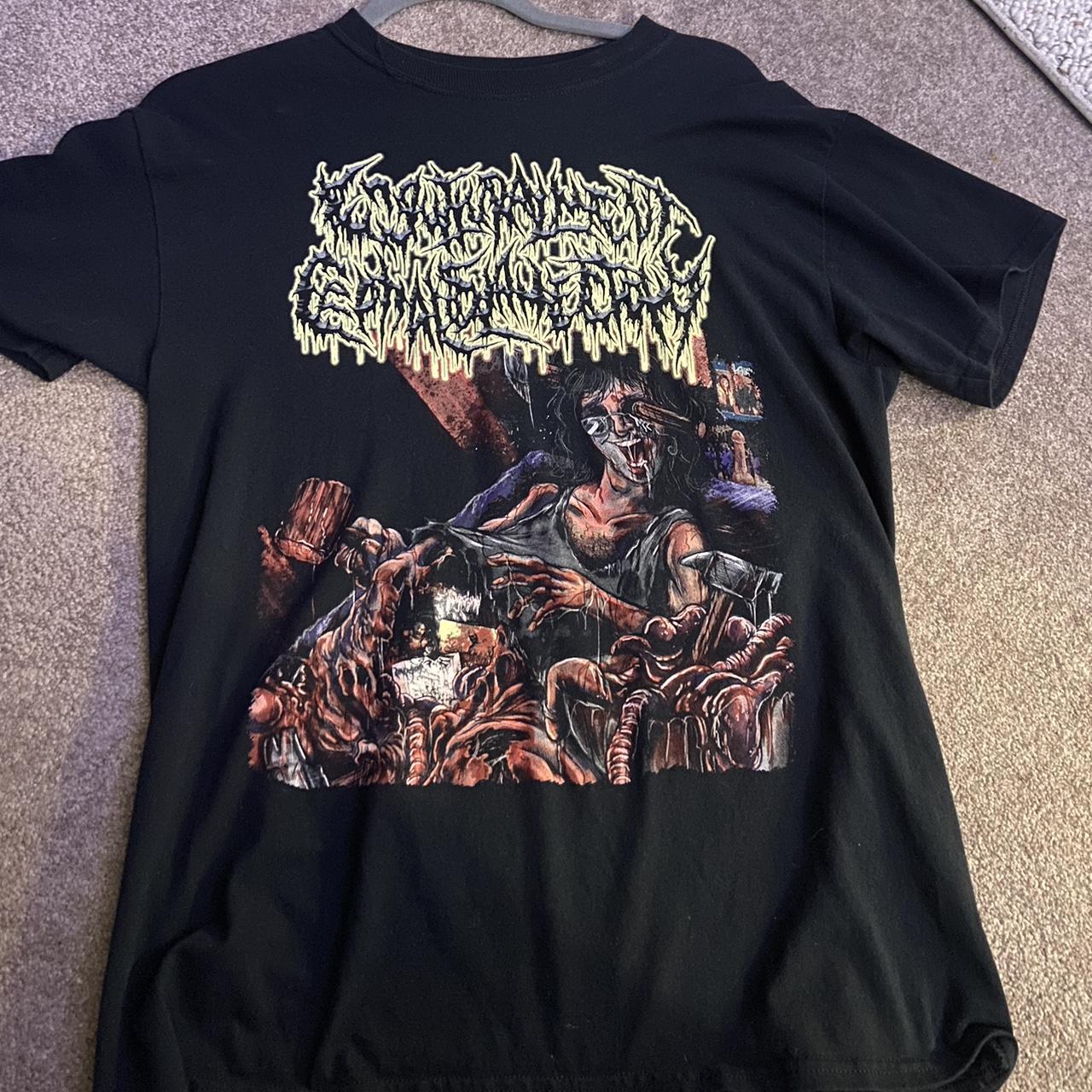 Engutturalment Cephaloslamectomy Tee worn couple... - Depop