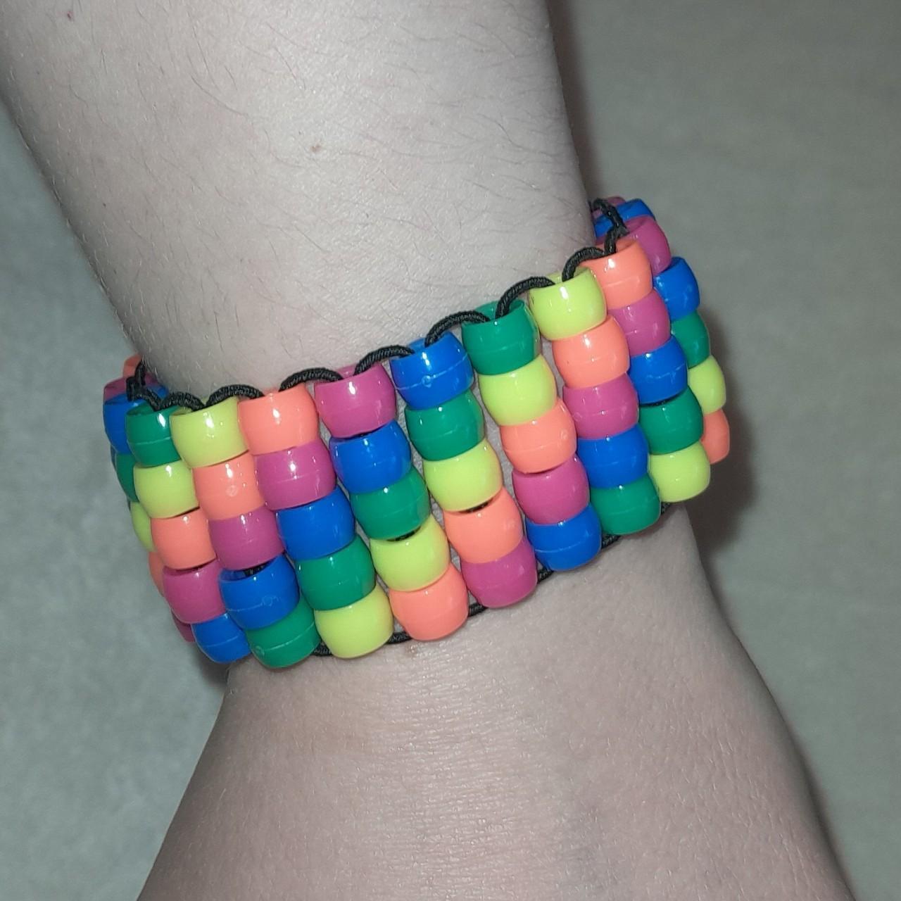 rainbow ladder cuff !! made with smaller than... - Depop