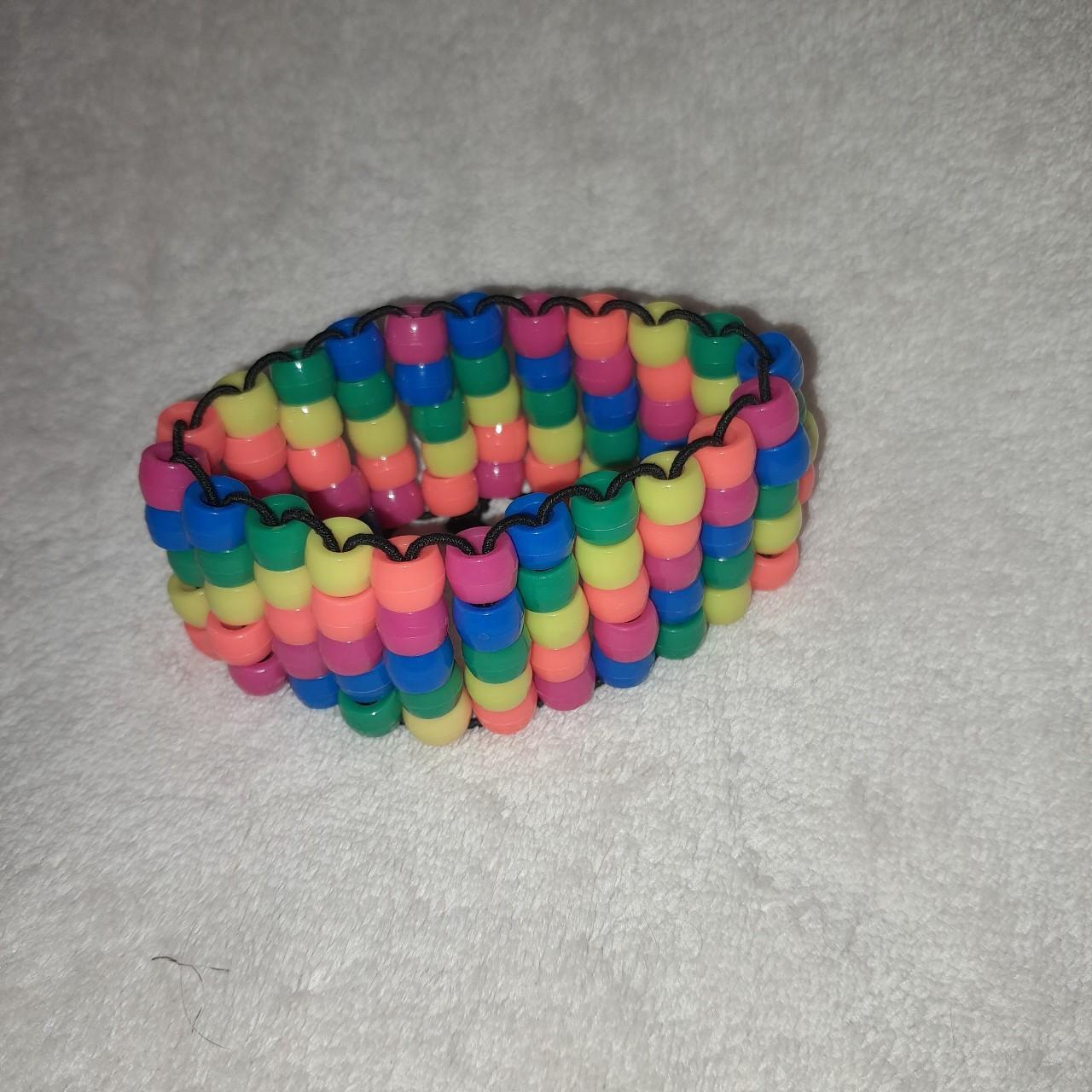 rainbow ladder cuff !! made with smaller than... - Depop