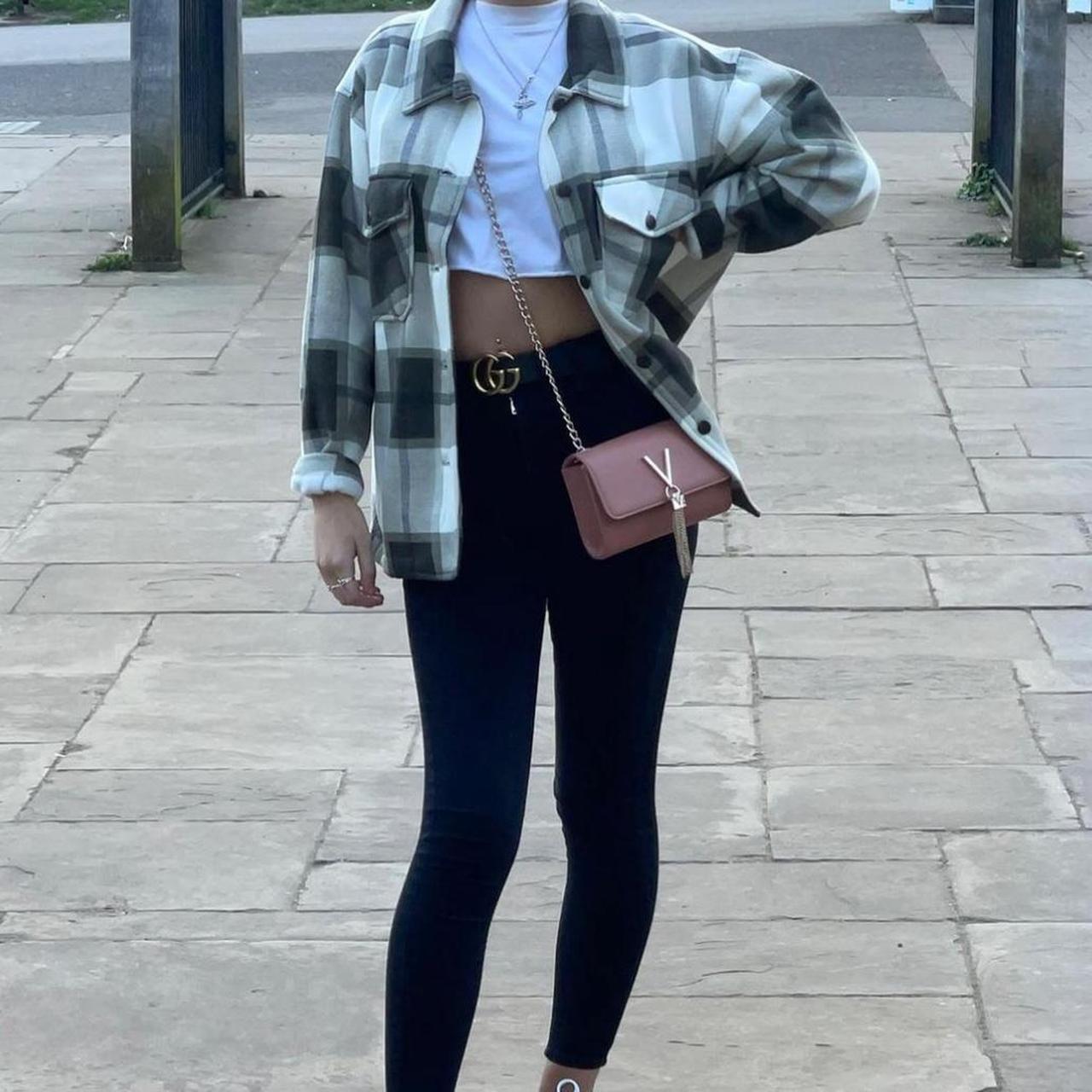 Plt shacket hardly worn size small £13 message... - Depop