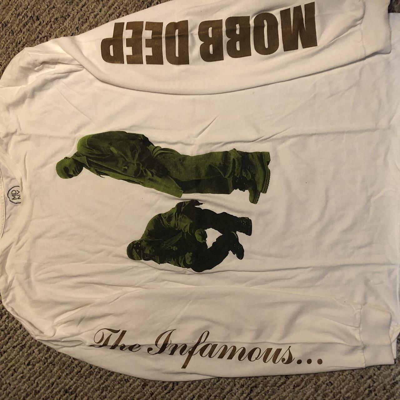 Mobb deep longsleeve size XL has a cool brown gold... - Depop