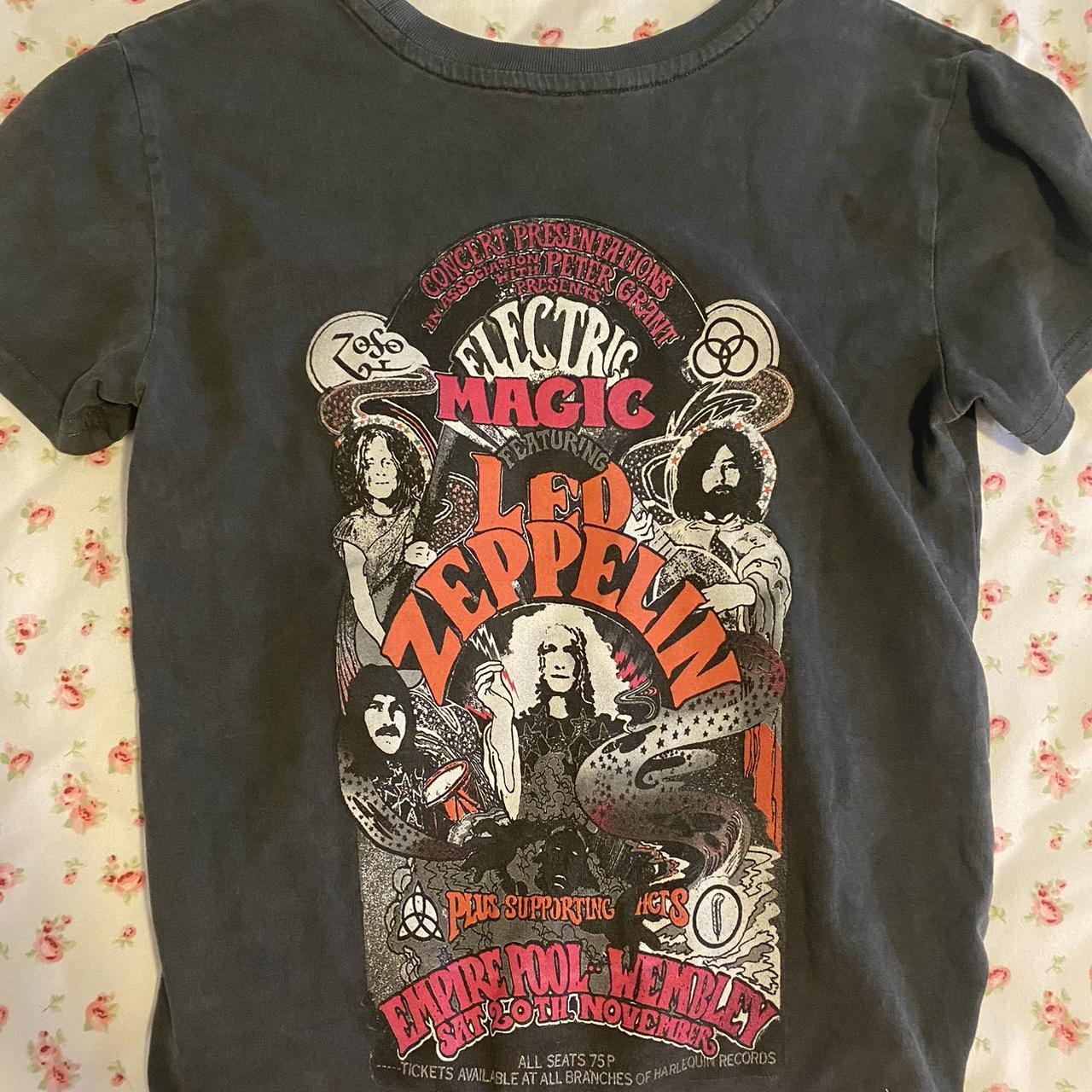 led zeppelin baby tee from tilly’s! #ledzeppelin... - Depop