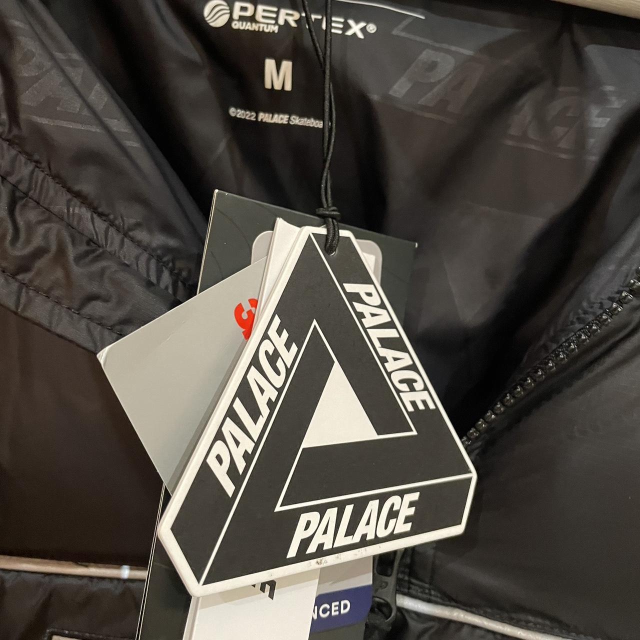 Palace Pertex p90 puffer jacket with tags BLACK... - Depop