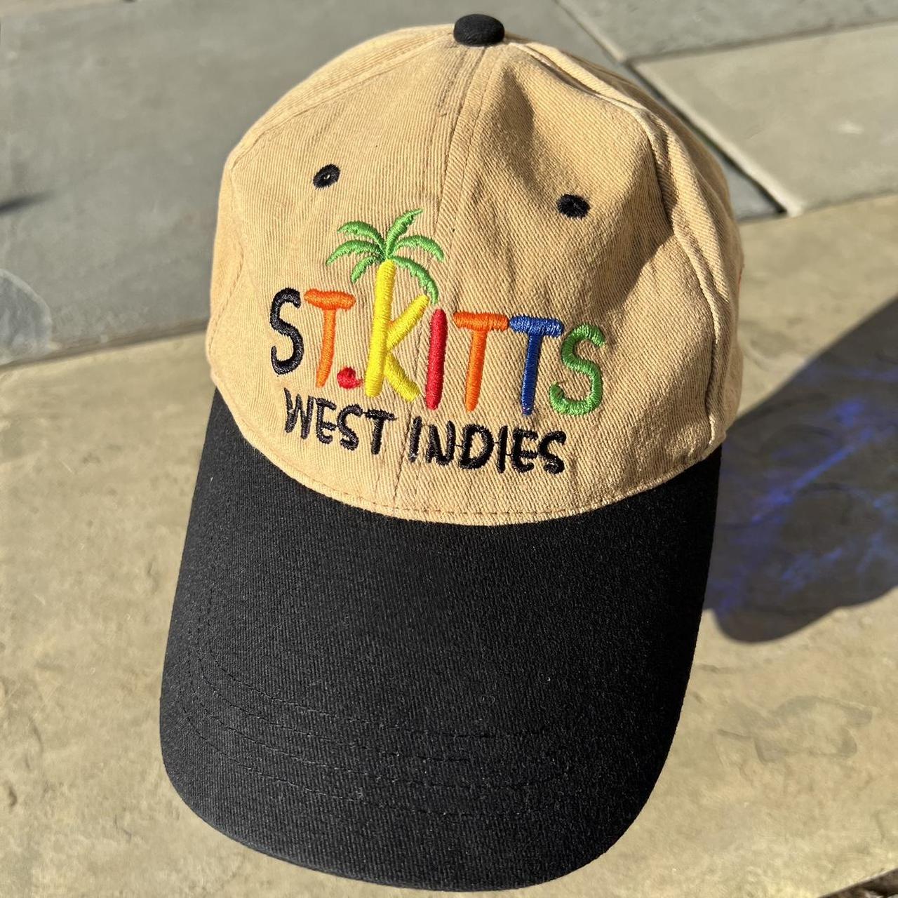 St. Kitts West Indies Hat Tan upper with black... - Depop