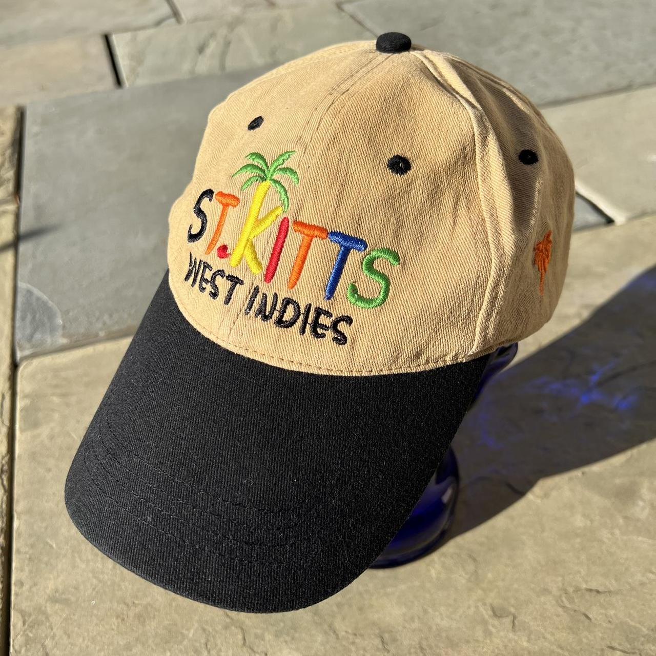 St. Kitts West Indies Hat Tan upper with black... - Depop