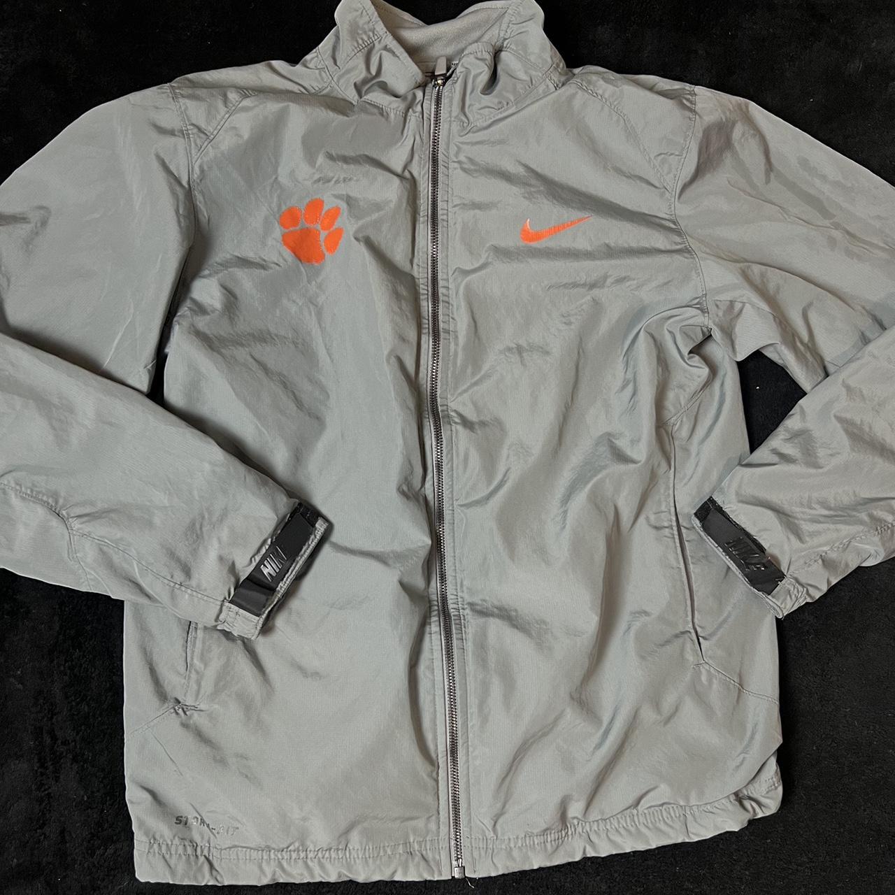 Nike Clemson vintage jacket Size small but fits... - Depop