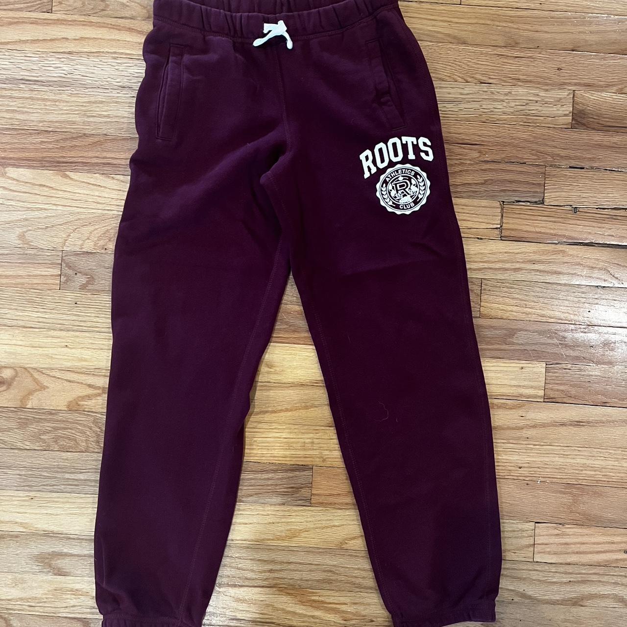 super cute roots sweats. size youth 14 so fits an... - Depop