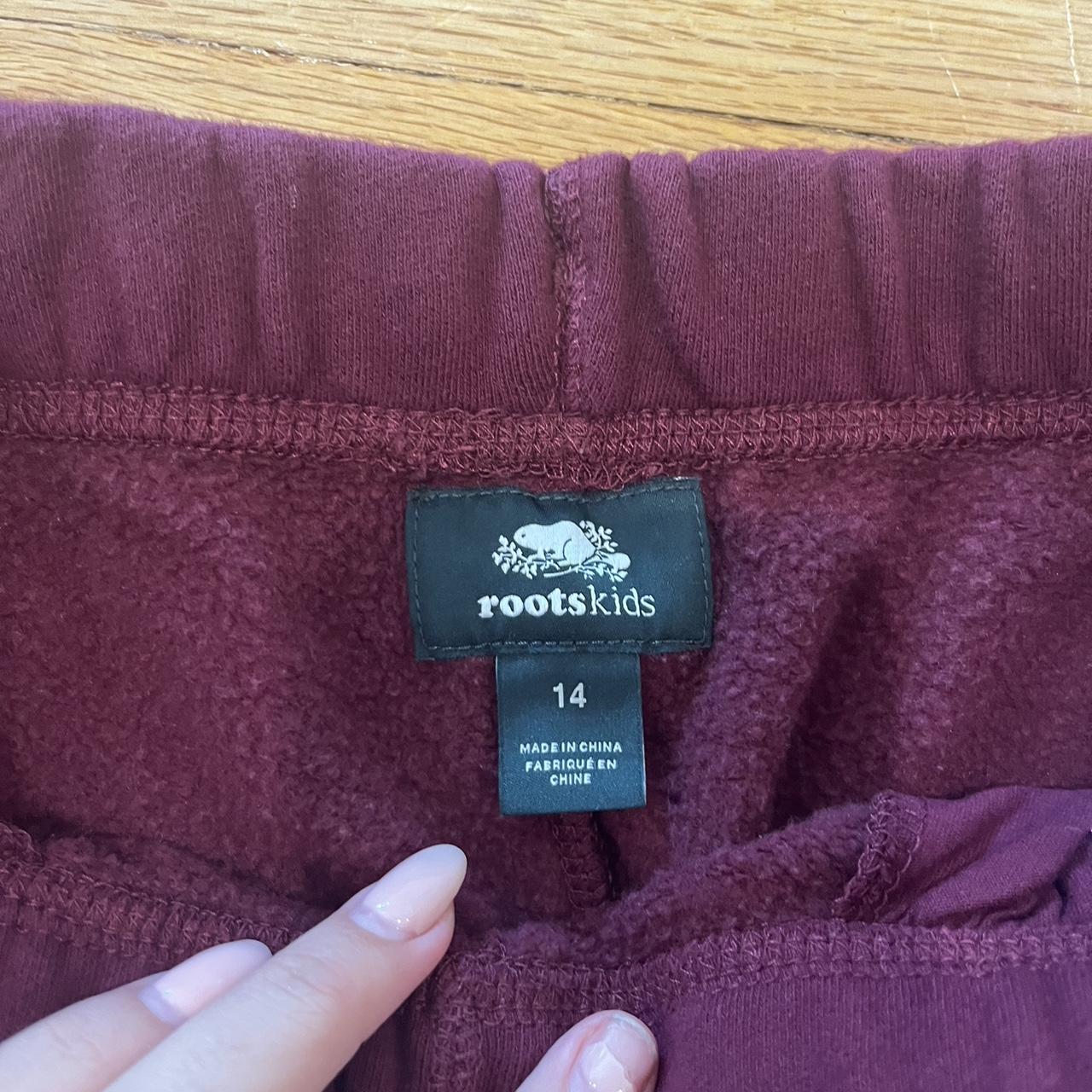 super cute roots sweats. size youth 14 so fits an... - Depop