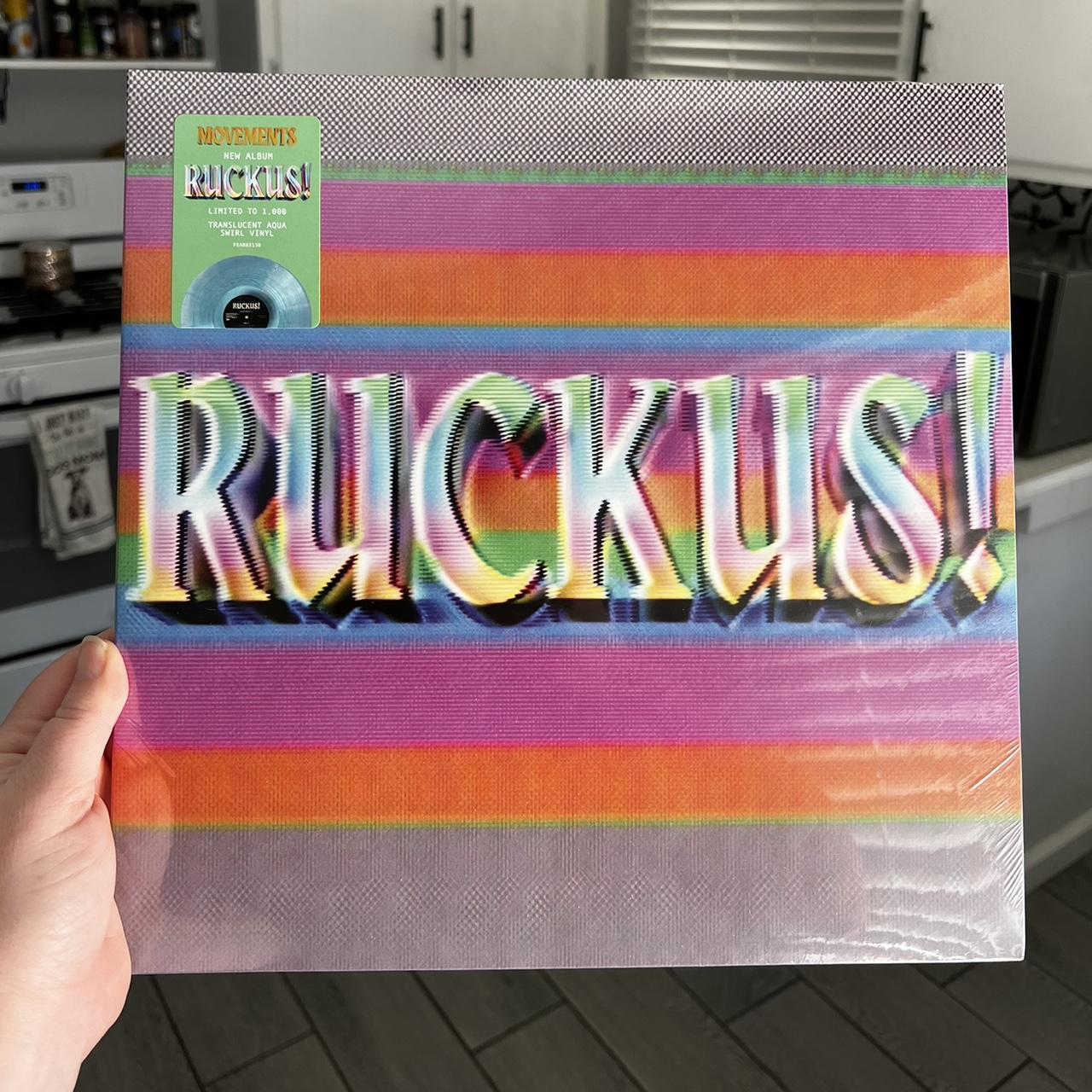movements new album Ruckus! on translucent aqua... - Depop