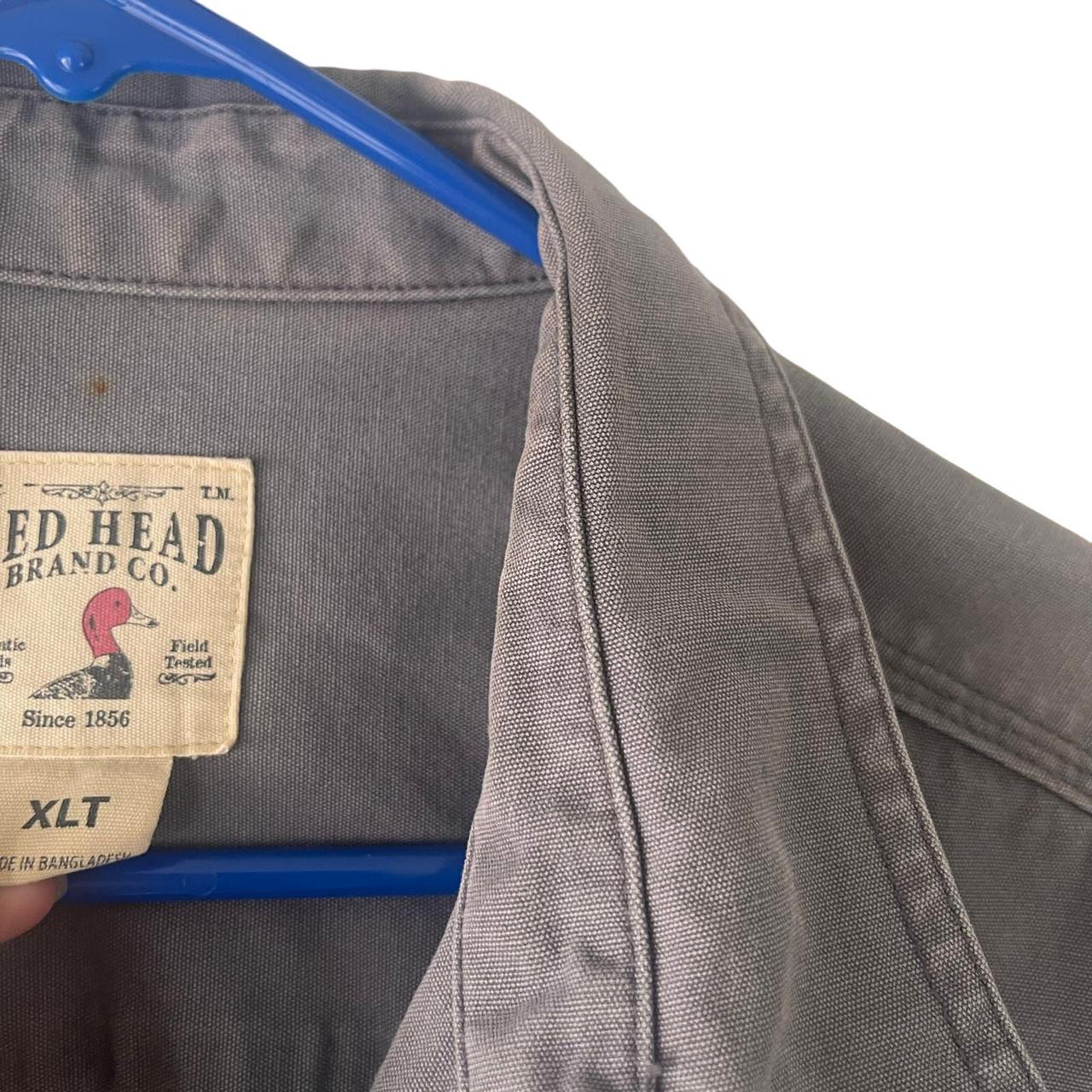 Redhead Brand Co. Men's Size XL Tall Grey Canvas... - Depop