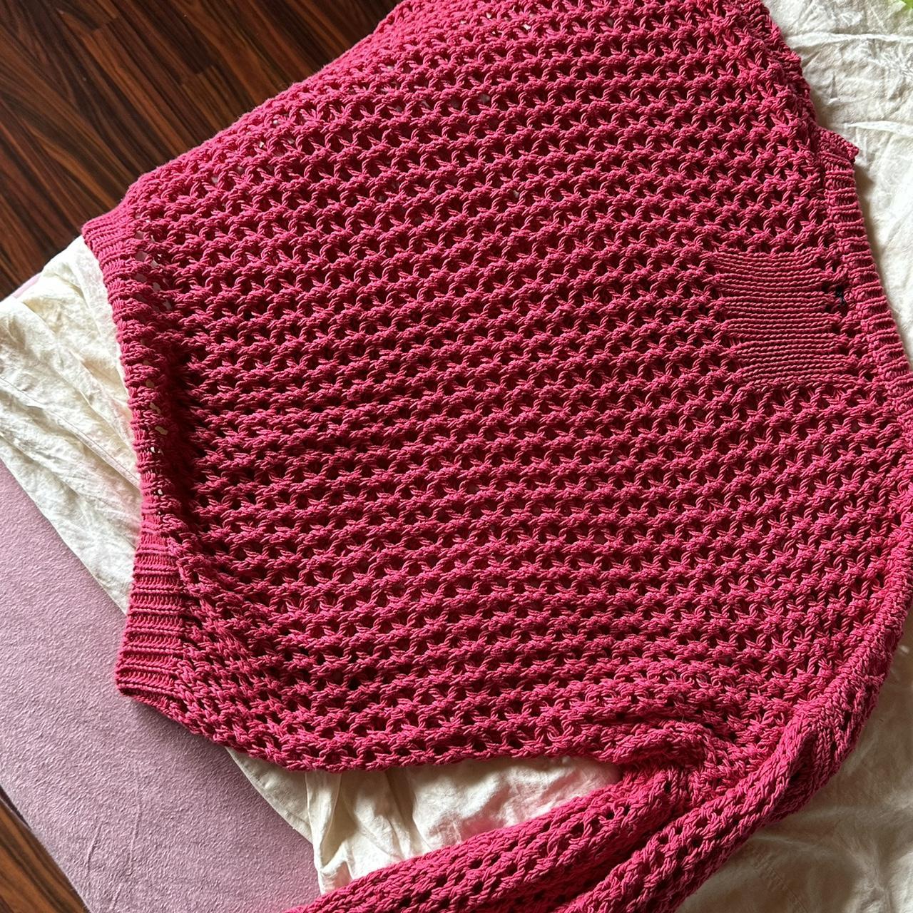 Racer Worldwide Red Cross Net Sweater Size S got it... - Depop