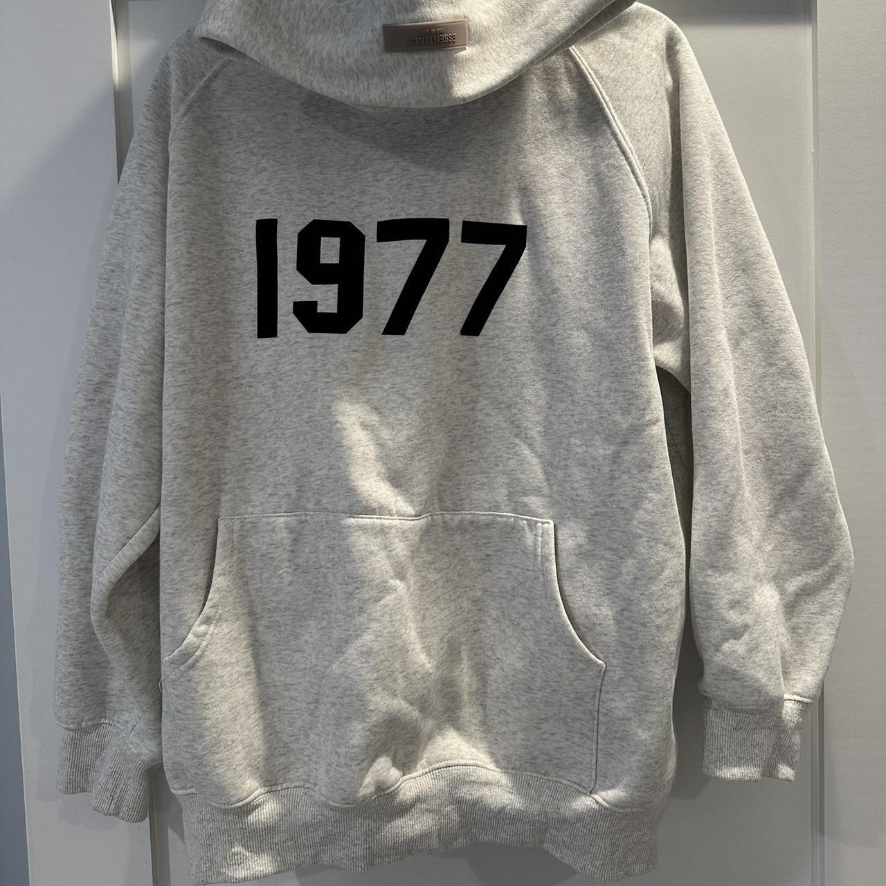 Essentials 1977 Oversized Hoodie #essentials... - Depop