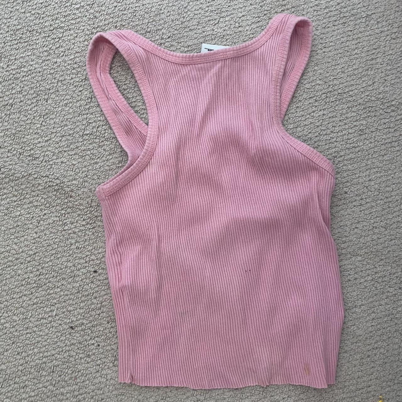 Urban outfitters, light pink tank top. Size S 💗... - Depop