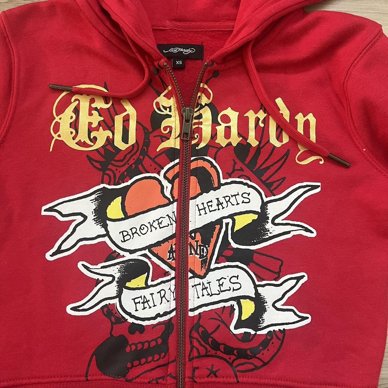 Ed Hardy Jacket Brand new with tag Size XS - Depop