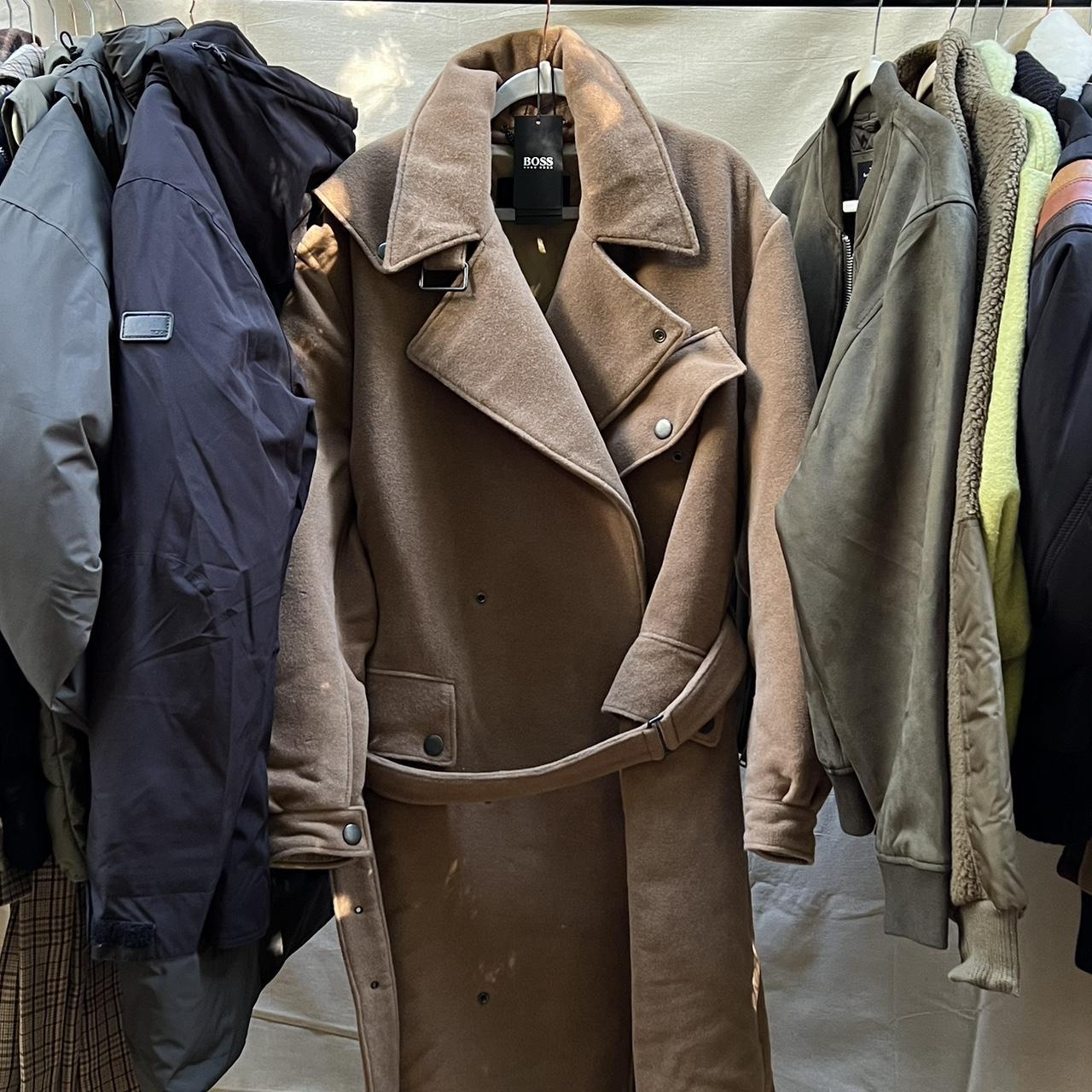 Hugo Boss Runway F/W 2020 Peacoat. Very luxe, heavy... | Depop