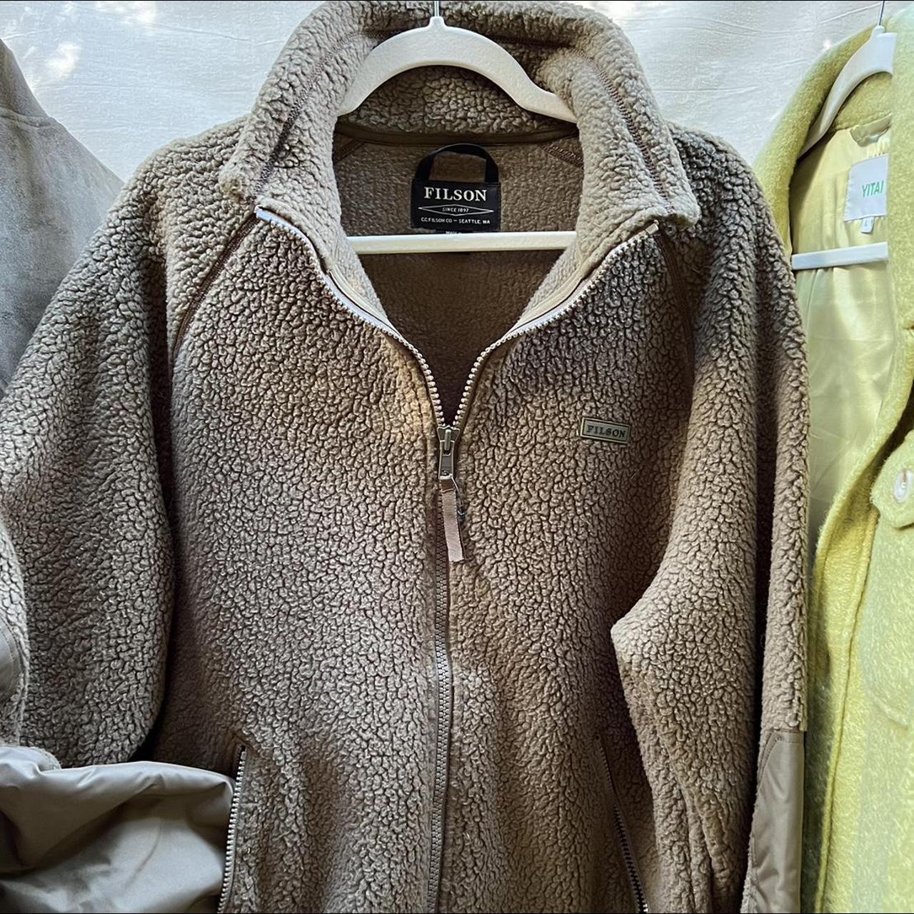 Filson Fleece zip up coat. Never used. Super warm... - Depop