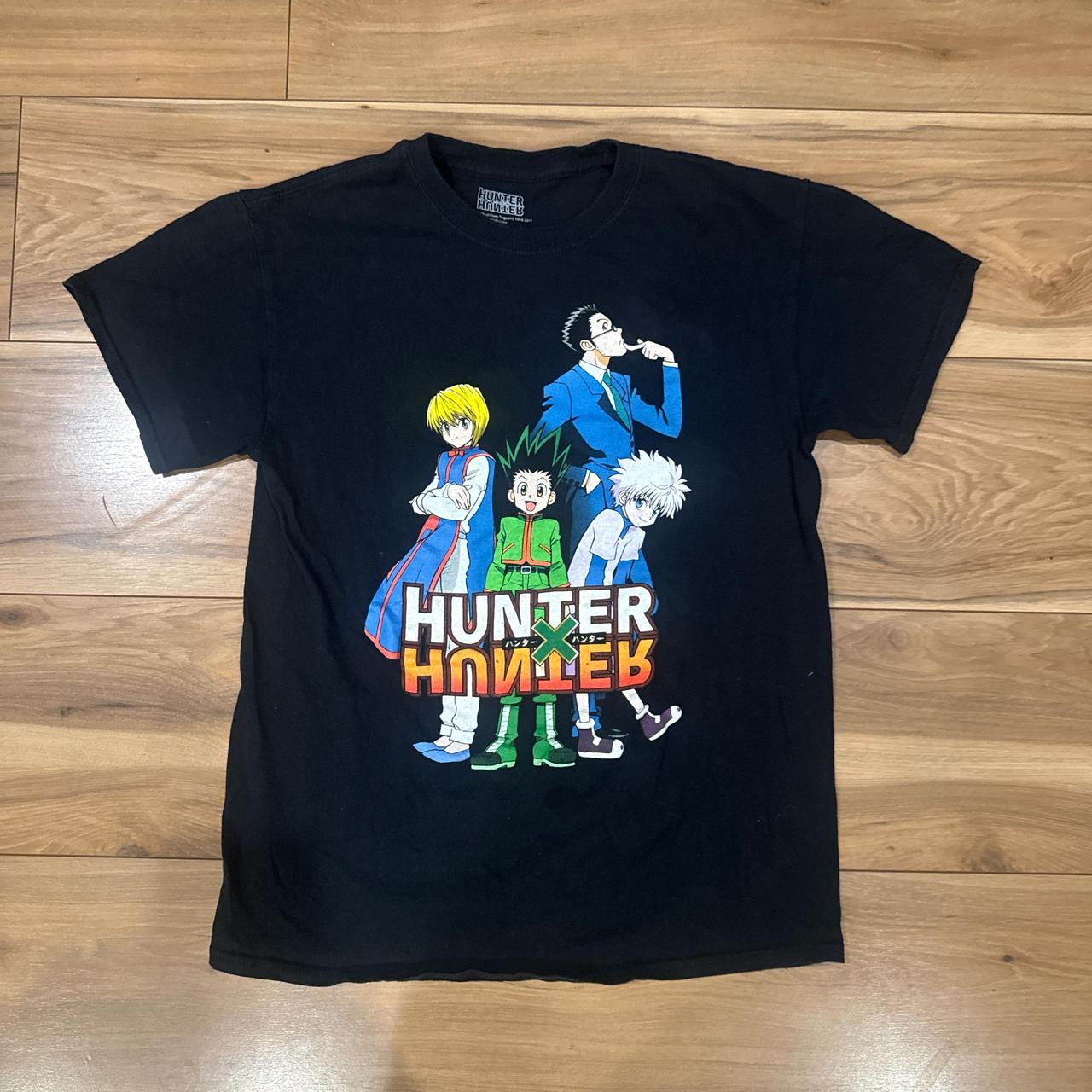 Hunter x Hunter Anime black cotton t-shirt... | Depop