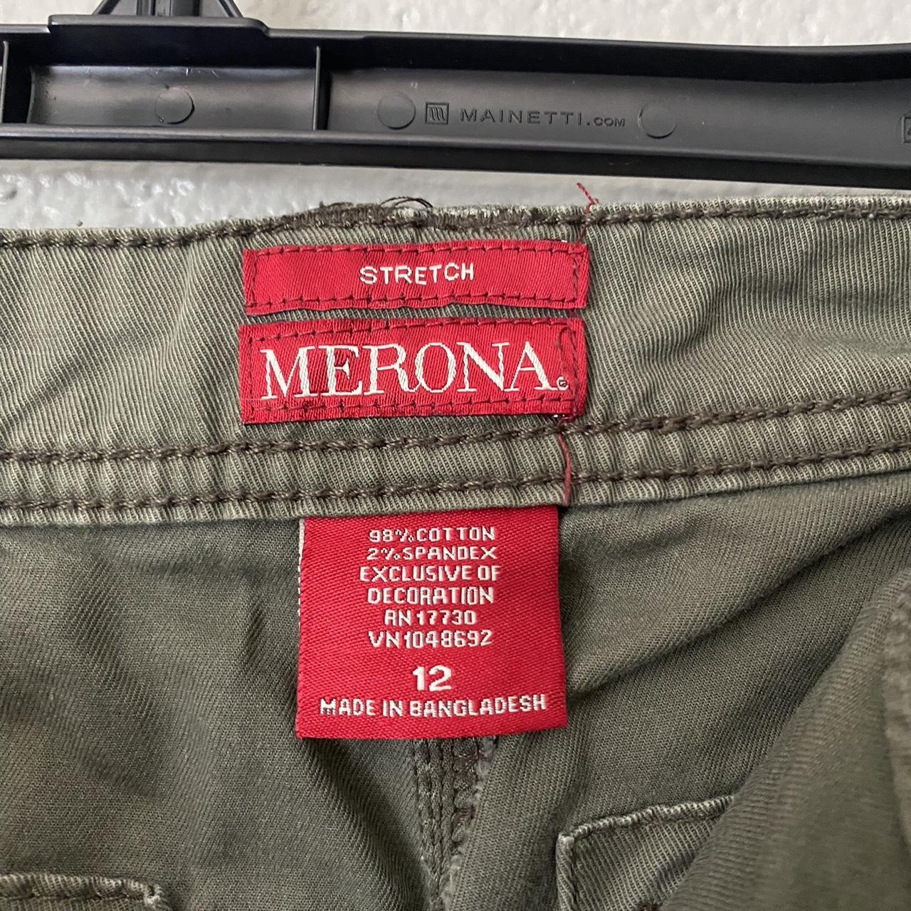 Merona Women's Green Trousers | Depop
