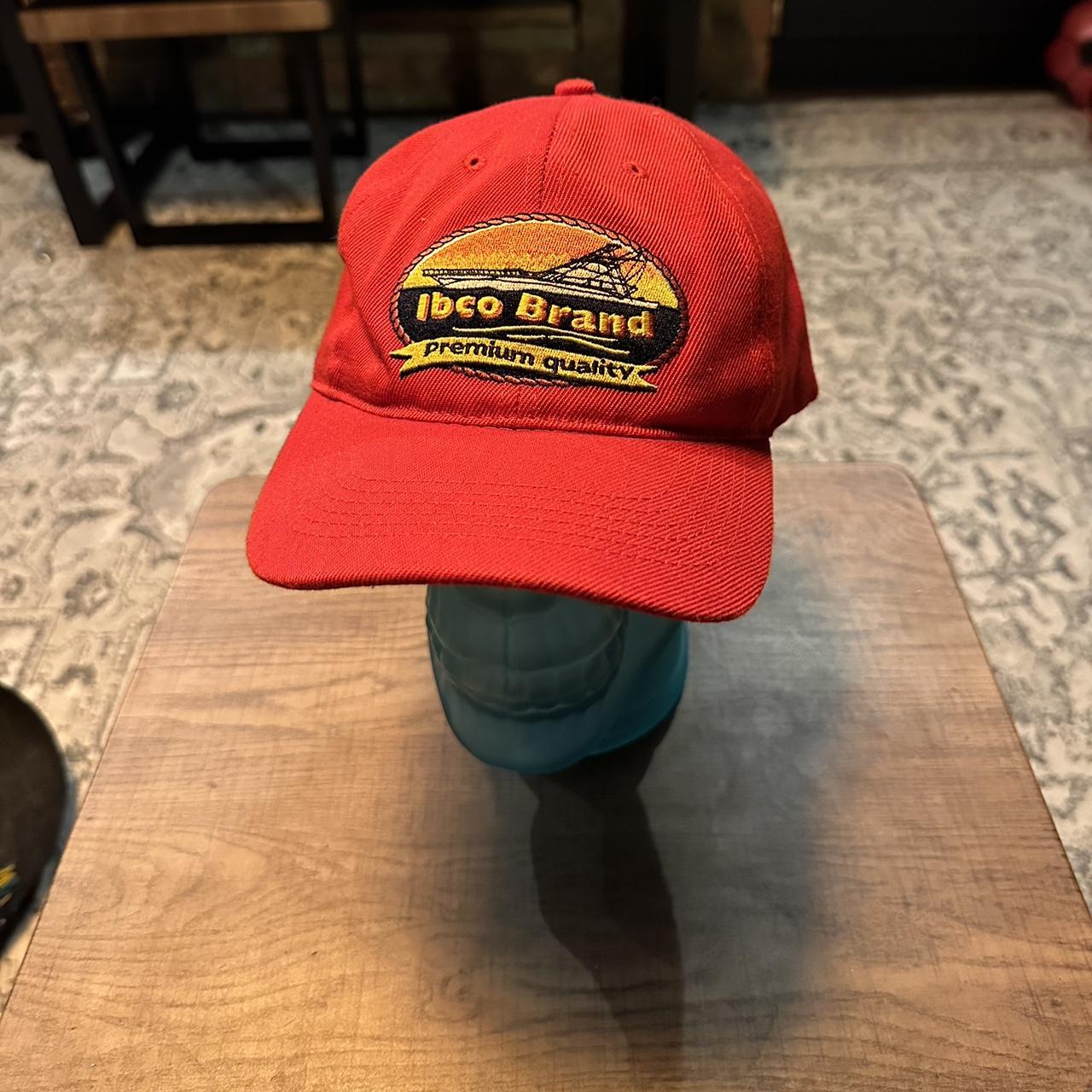 ibco brand seafood fish hat cap red | Depop
