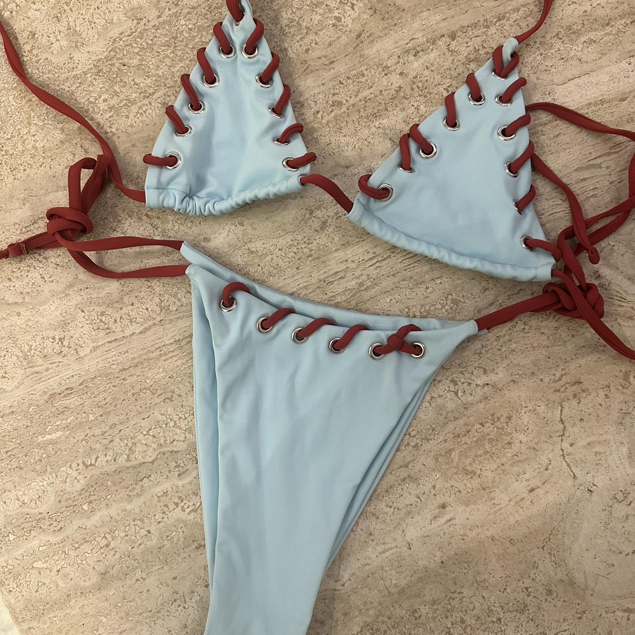 With Jean Bikini Never Worn Depop