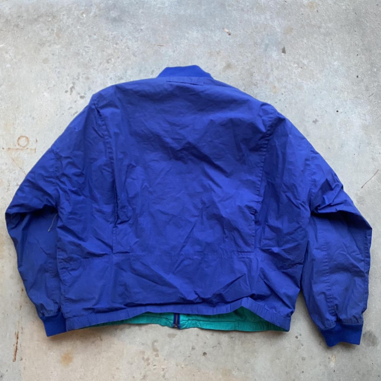 Vintage blue boxy 90s Austin Reed jacket size... - Depop