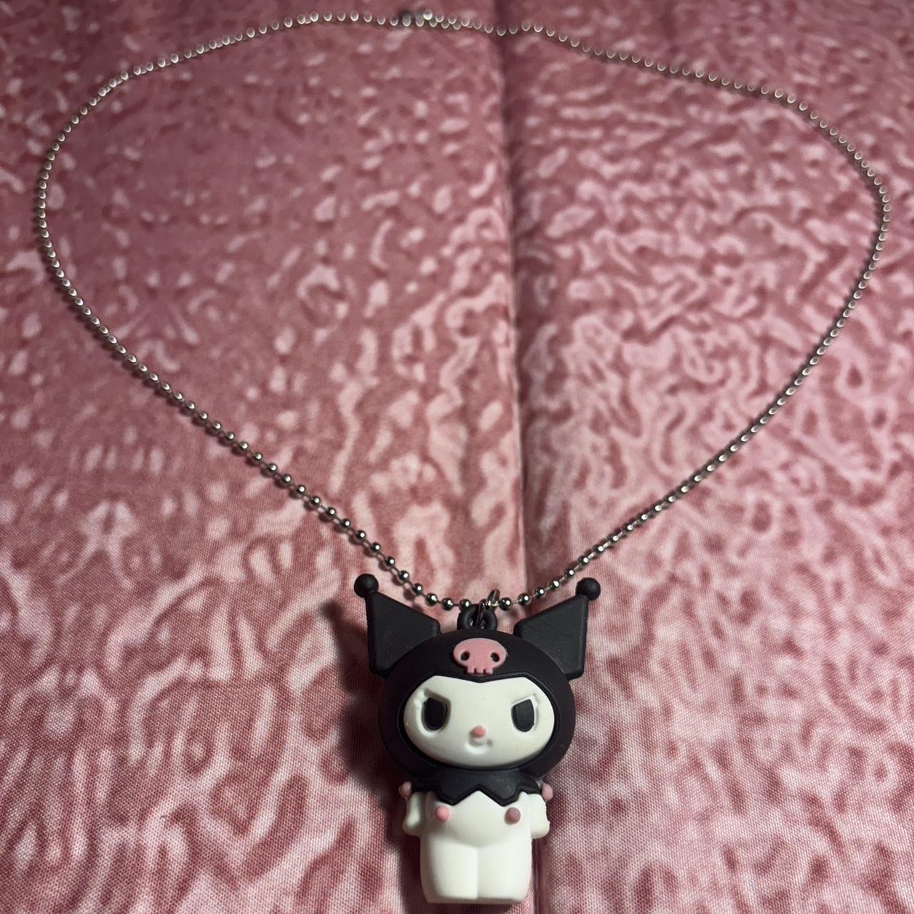 Kuromi mini ball chain necklace ☆ 24” long ... - Depop