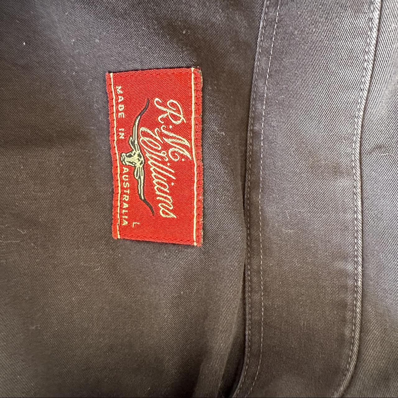 Men’s RM Williams Navy Shirt, Size Large - Depop