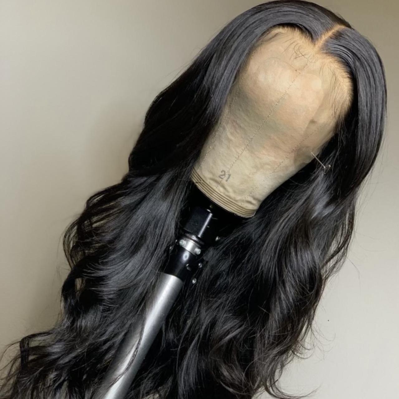 13x4 32 inch body wave lace wig Cambodian body wave... - Depop