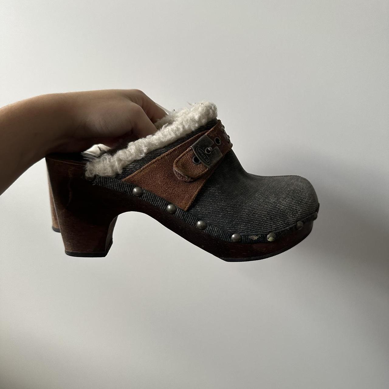 Vintage denim clogs 🎀 Size: 6 - Depop