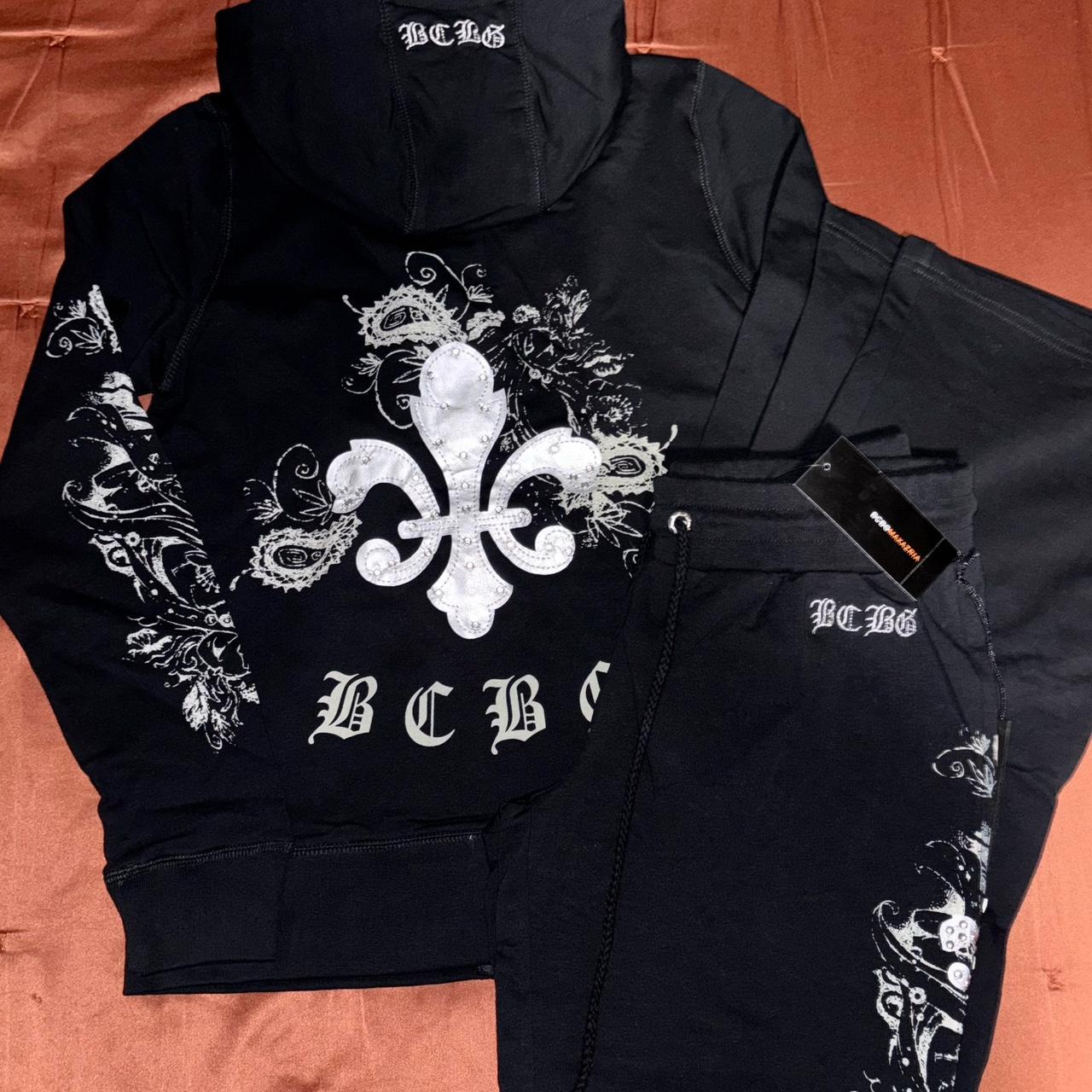 Black and white BCBG Maxazria tracksuit #y2k New... - Depop