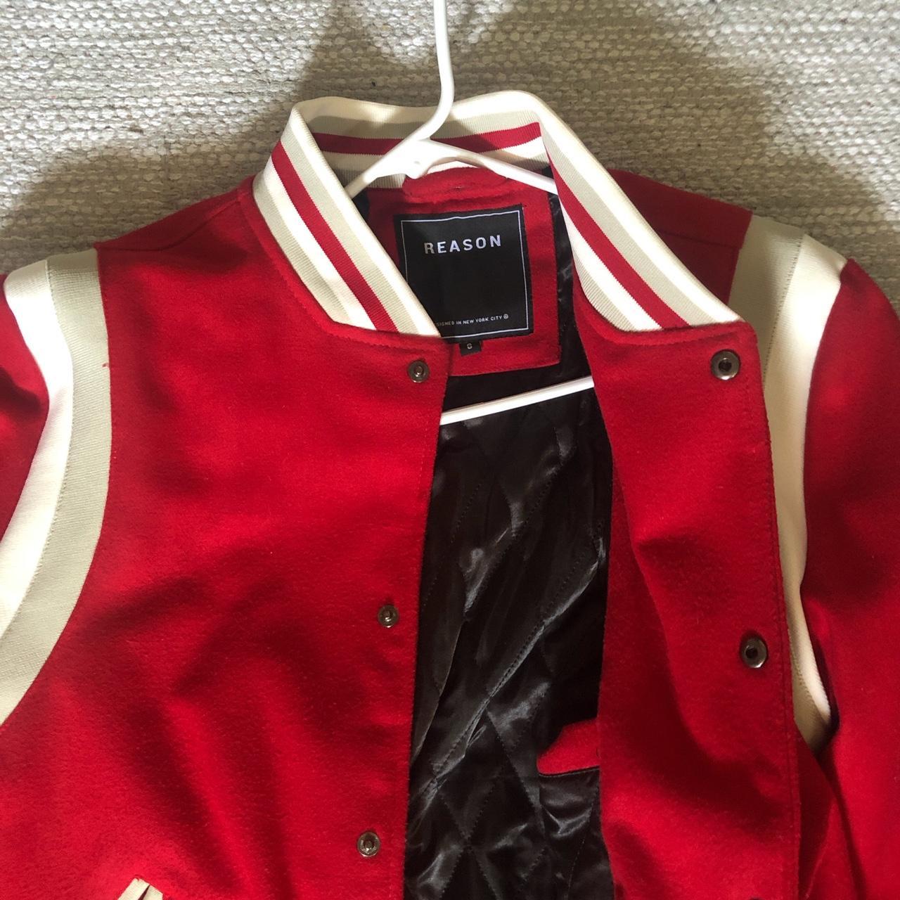 Reason clothing Varsity jacket, vintage style,... - Depop