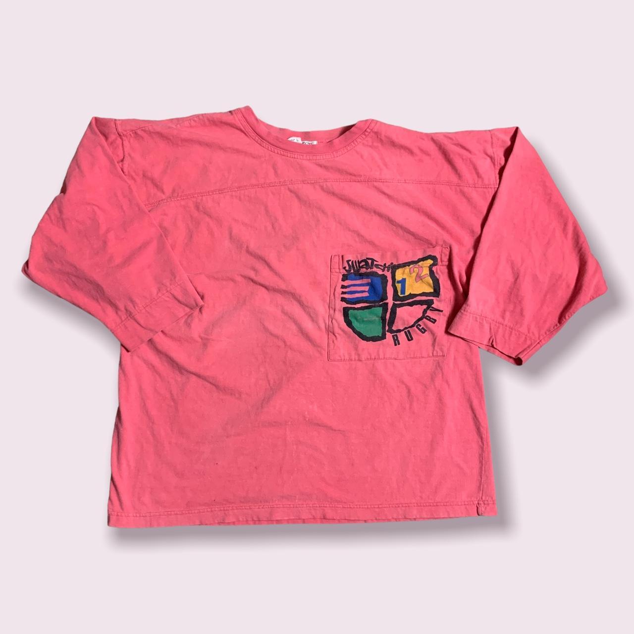 90’s Vintage Swatch Rugby Shirt Good... - Depop