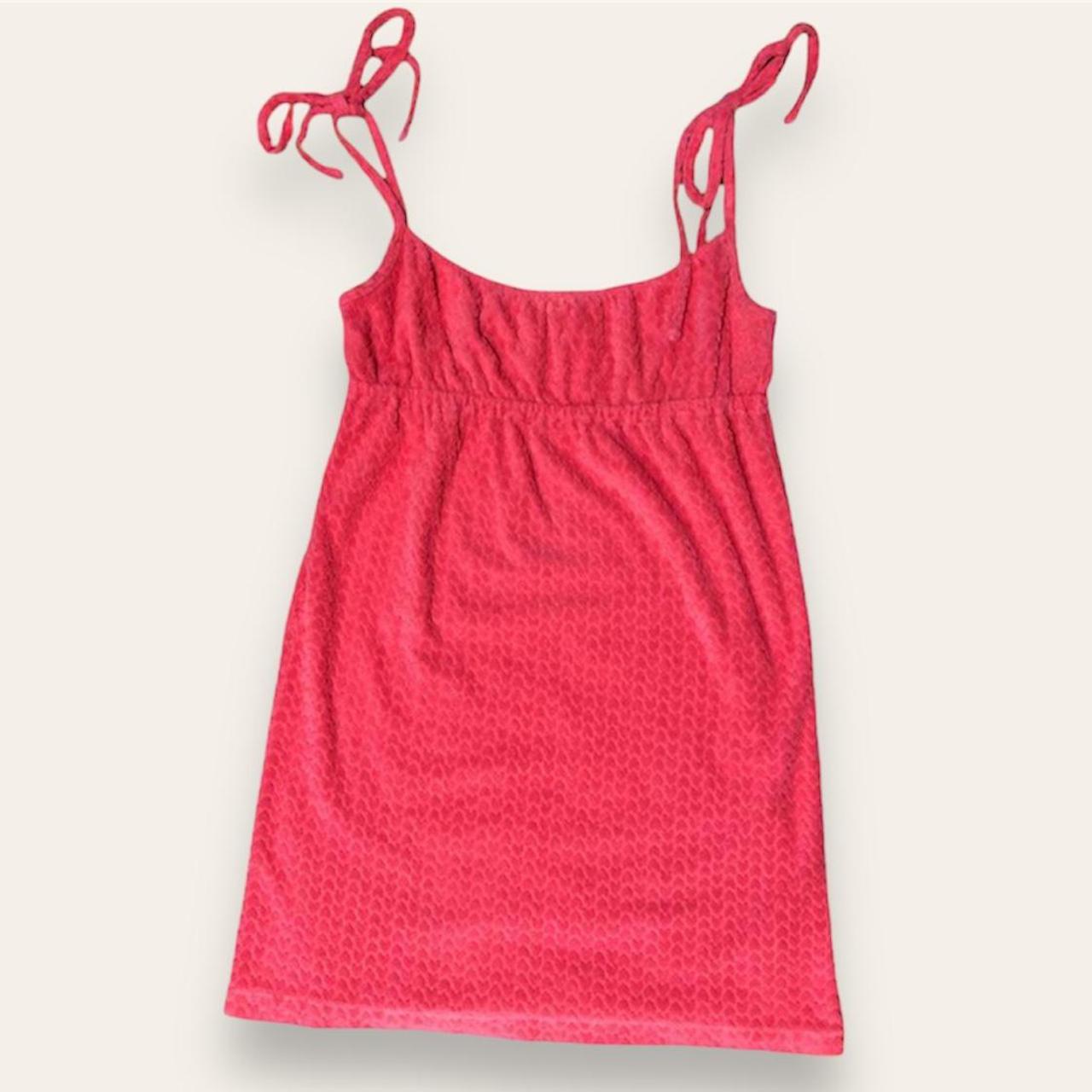 Pink y2k juicy couture Terri cloth heart dress!... - Depop