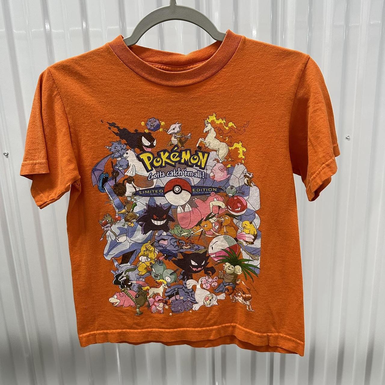 Vintage Pokémon limited edition baby doll tee t... - Depop