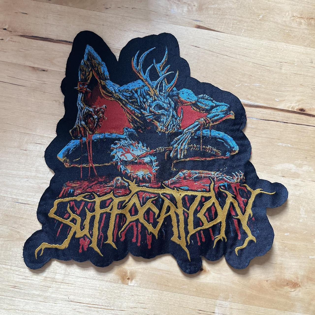 Suffocation oversized patch. Sewn before so not... - Depop