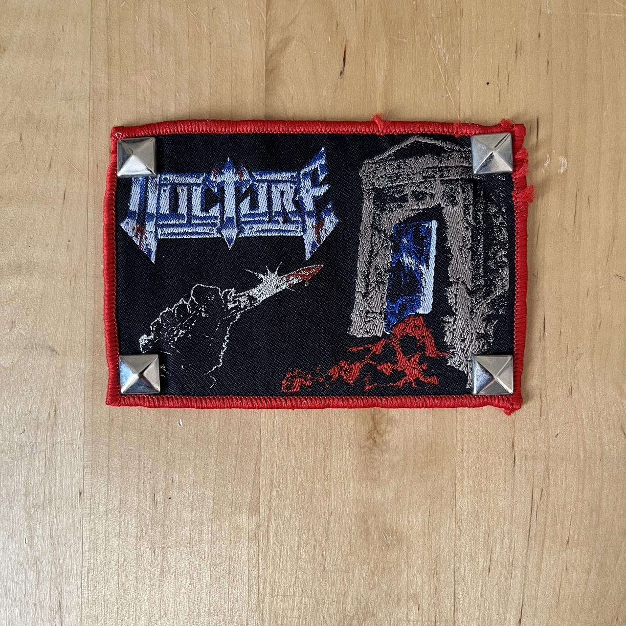 Studded vulture patch. Little bit of fraying... - Depop