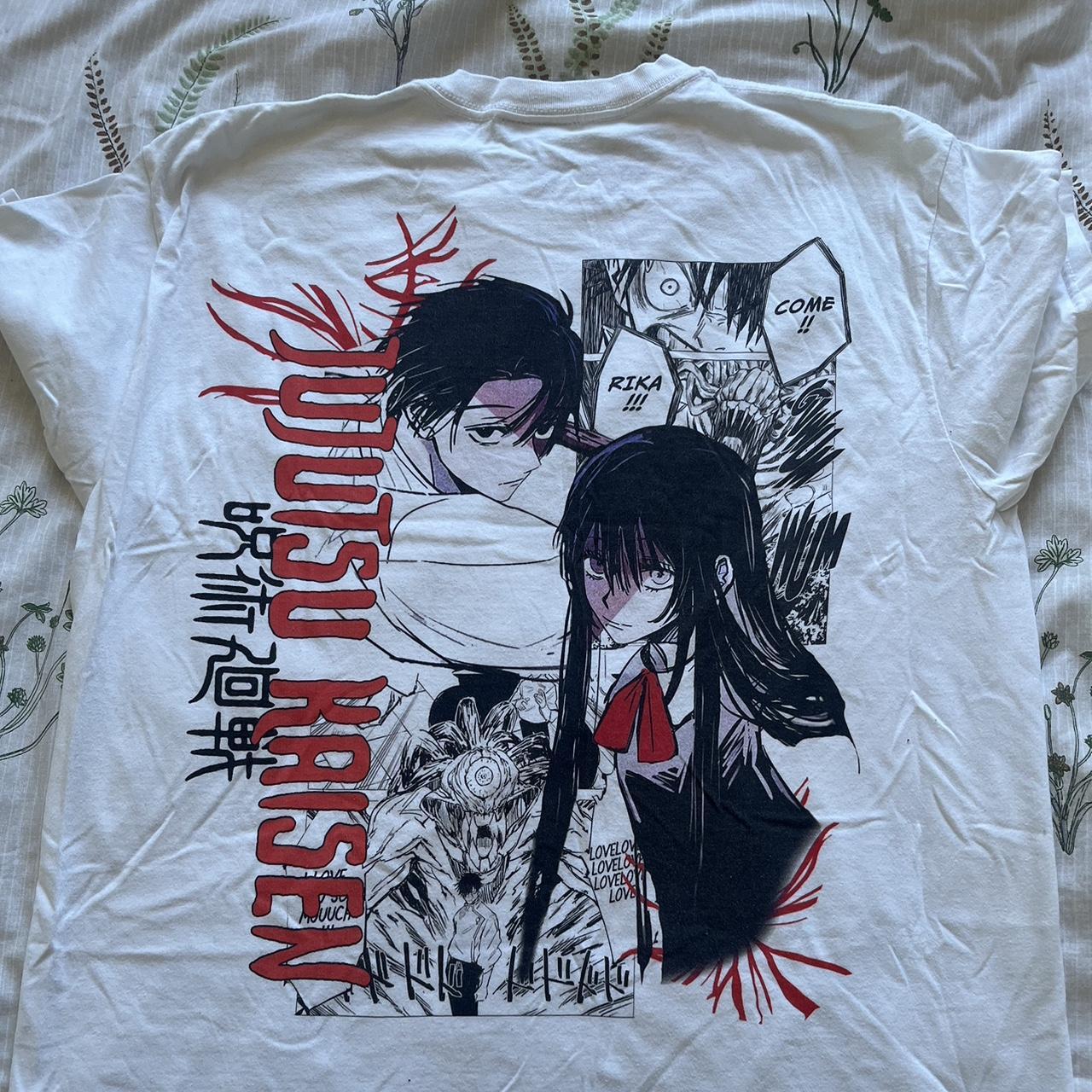 Jujutsu kaisen tee, xl but fits more like a large... - Depop