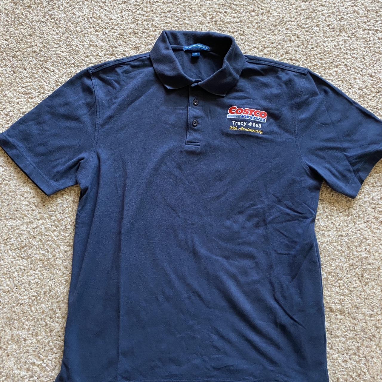 Costco Employee Polo Button Up Work... - Depop