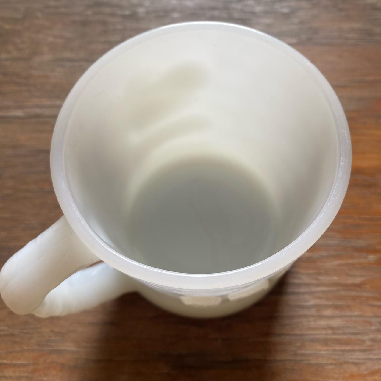 Grog character milk glass vintage mug. From BC... - Depop